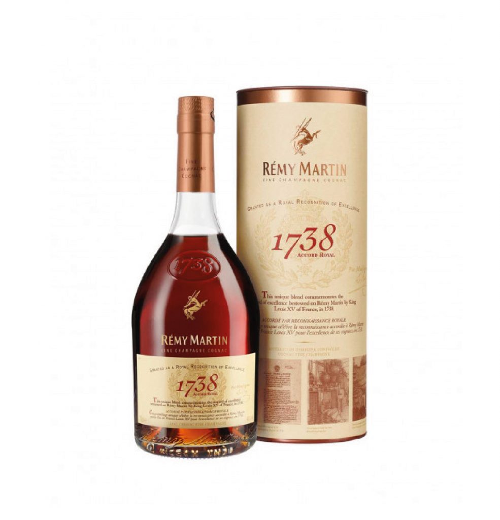 Rémy Martin "1738 Accord Royal" A.O.C COGNAC FINE CHAMPAGNE 40% Bouteille 70cl - Pressoir du ...