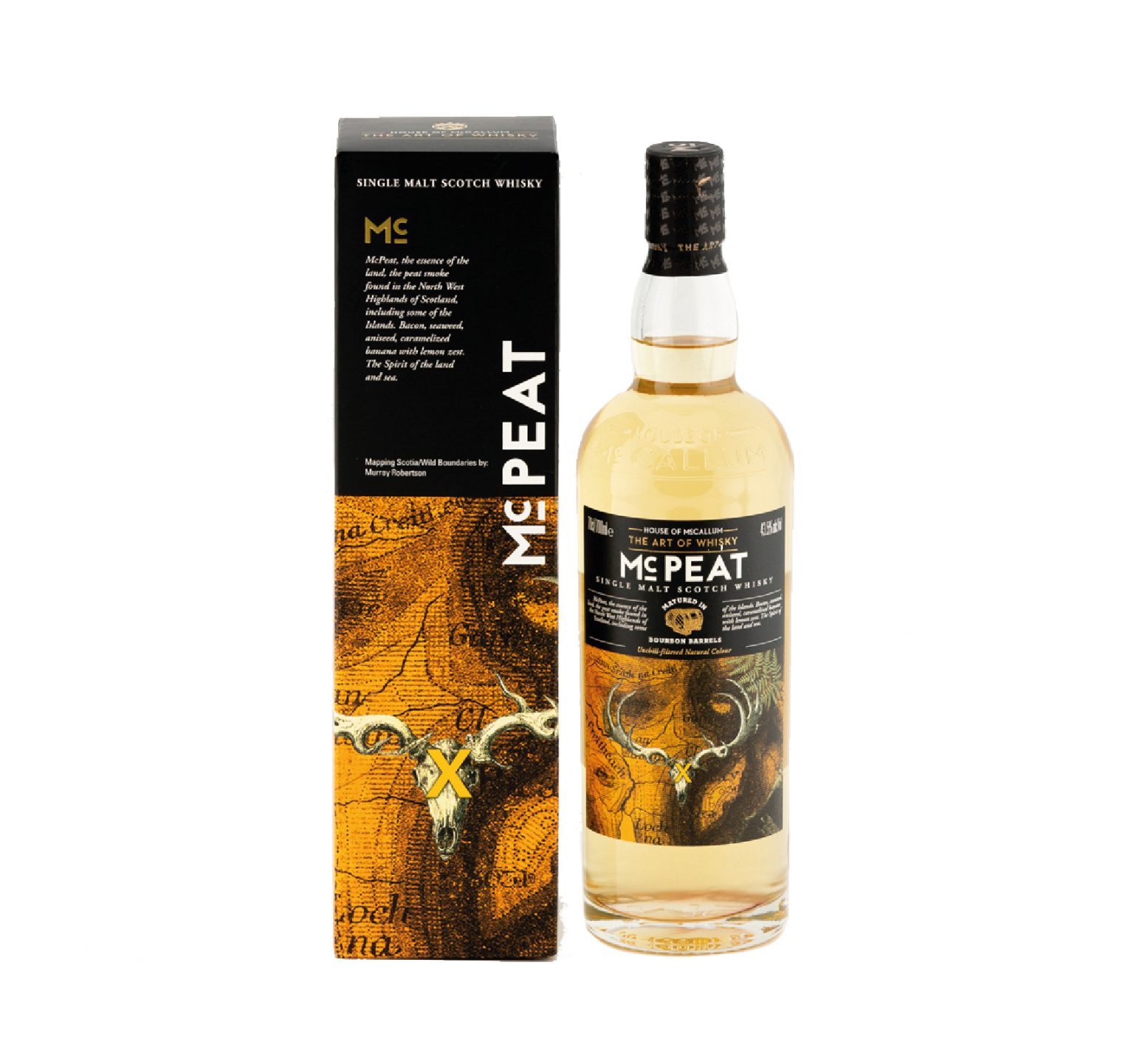 Mc PEAT 43,5% Single Malt WHISKY (ÉCOSSE) 70cl - Pressoir du Gâtinais