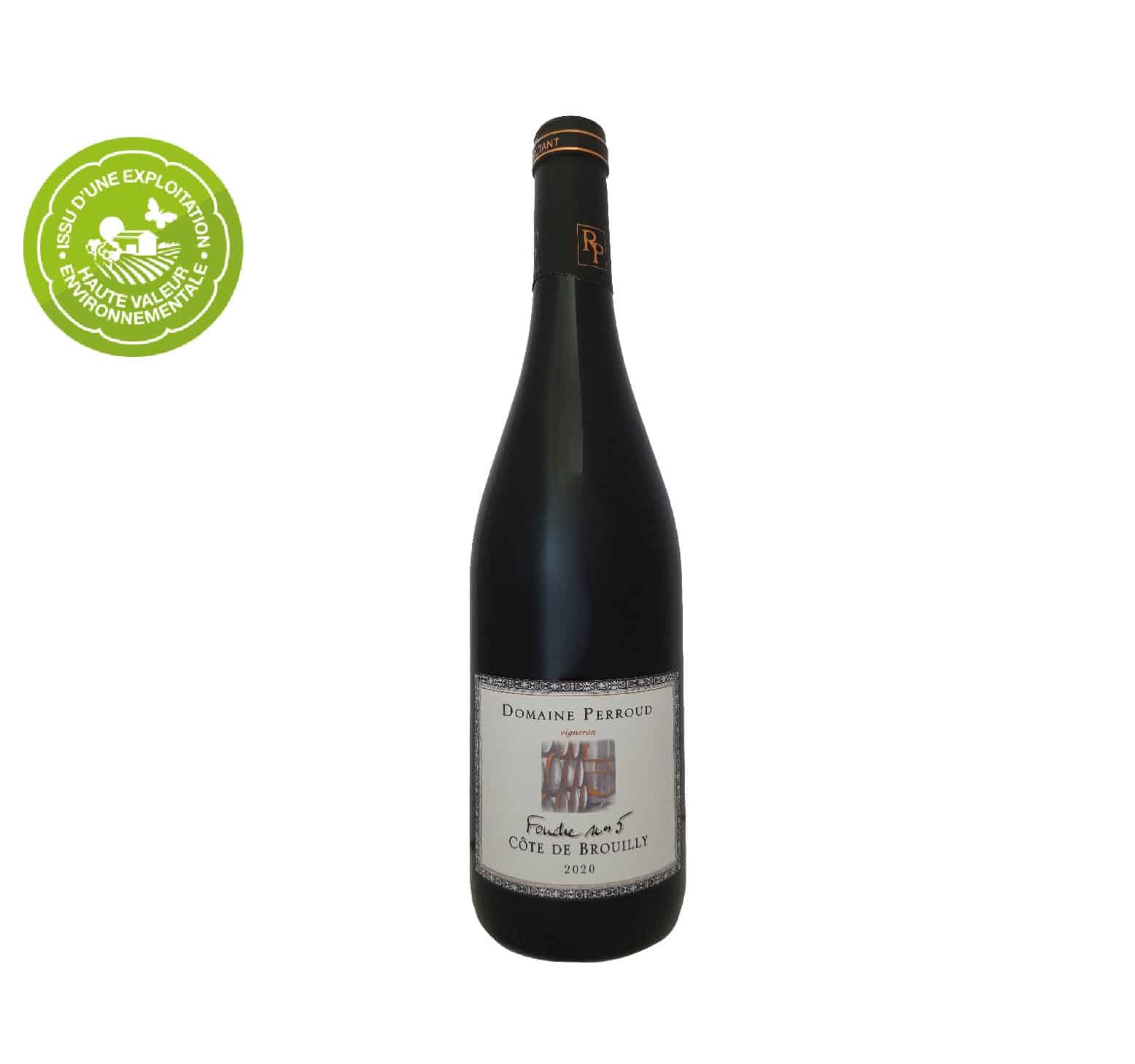 Domaine Robert Perroud "Foudre n°5" A.O.C CÔTE DE BROUILLY Rouge 2020 ...